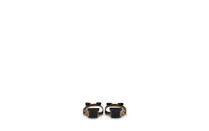 FERRAGAMO Leather Heeled Sandals - Nero