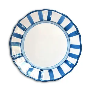 LA GABBIANELLA Rimini Round Platter Blue - No Color