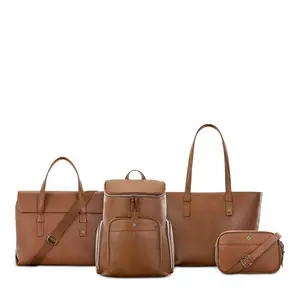 SAMSONITE Leather Tote - Cognac