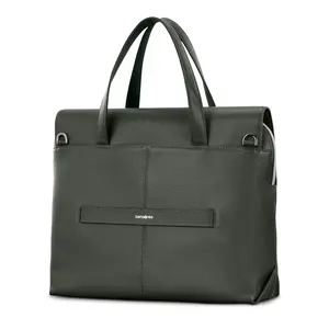 SAMSONITE Leather Convertible Brief - Olive