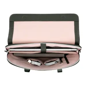 SAMSONITE Leather Convertible Brief - Olive