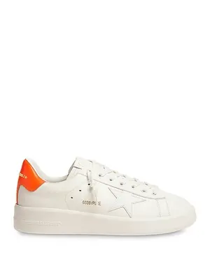 Golden Goose Orange Sneakers For Men