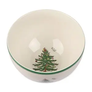 SPODE Christmas Tree Rice Bowl, Set Of 4