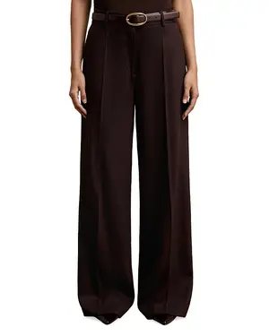 REISS Petite Wide Leg Pants