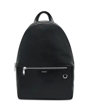REISS Micro Grain Leather Backpack