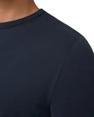 REISS Plain Stretch Cotton Tee