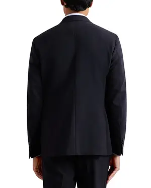 REISS Double Breasted Wool Blend Blazer
