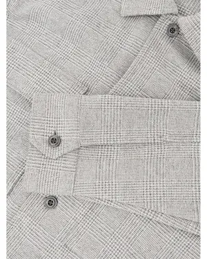 REISS Jersey Check Twin Pocket Jacket