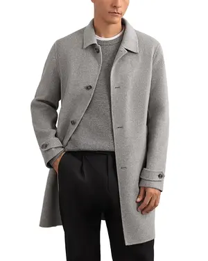 REISS Wool Blend Overcoat
