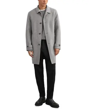 REISS Wool Blend Overcoat