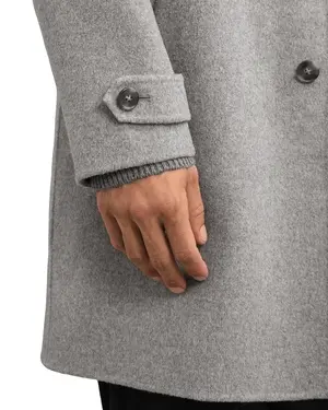 REISS Wool Blend Overcoat