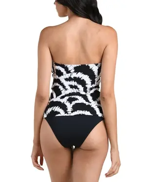La Blanca Shadows Bandeau Tankini