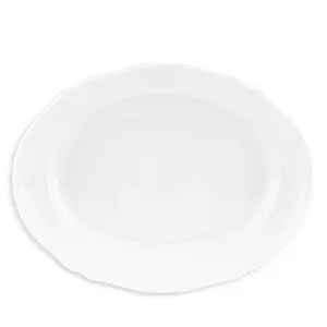 GINORI 1735 Antico Doccia Oval Flat Platter - White