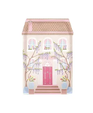 JOLLITY & CO Book Club Die-cut House Paper Dinner Plates, Set Of 8 - Multicolor