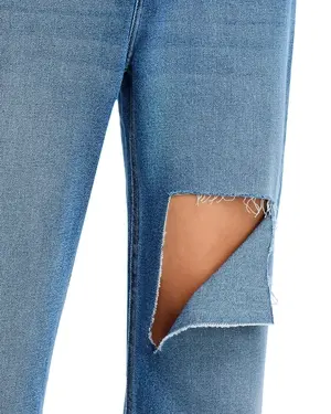 Rokh Ripped Straight Jeans