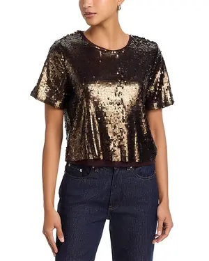 Metallic Beaded T-Shirts