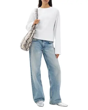 Rag & Bone Kelly Boxy Long Sleeve Tee