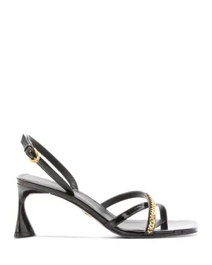 Stella McCartney Elsa Chain Strap Sandals - Black