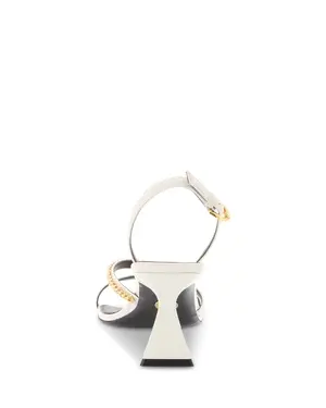 Stella McCartney Elsa Chain Strap Sandals - Ivory