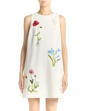 Stella McCartney Embroidered Mini Dress