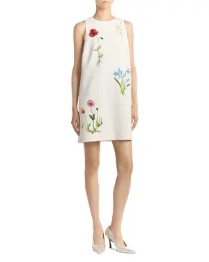 Stella McCartney Embroidered Mini Dress