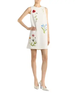 Stella McCartney Embroidered Mini Dress