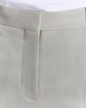 Stella McCartney Low Rise Bootcut Stripe Pants - Sage