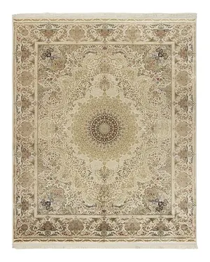 KENNETH MINK Majestic Elegance Tabriz Area Rug, 4' X 6 - Cream