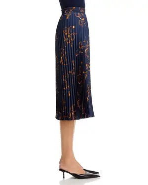 T Tahari Pleated Pull-on Skirt