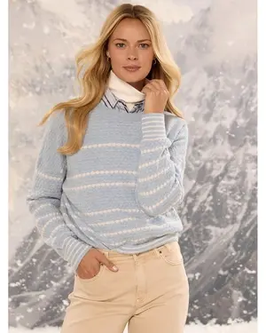 NIC+ZOE Circle Around Cotton Cashmere Sweater