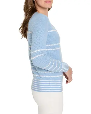 NIC+ZOE Circle Around Cotton Cashmere Sweater