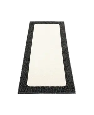 PAPPELINA Ilda Rug, 27 X 72 - Black