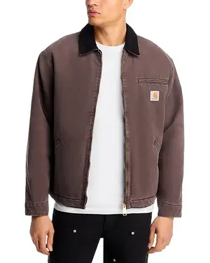Carhartt Work In Progress Og Detroit Jacket - Tobacco/black Stone
