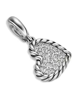 David Yurman Dy Elements Heart Pendant - Silver