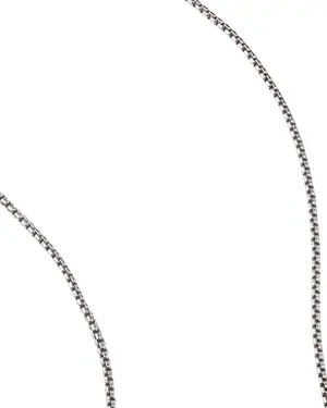 David Yurman Box Chain Necklace - Silver