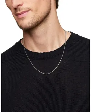 David Yurman Box Chain Necklace - Silver