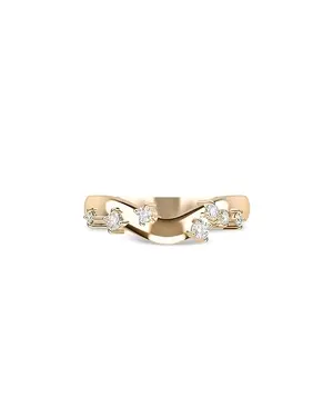 SHAHLA KARIMI 14k Yellow Lab Grown Diamond Band - Gold