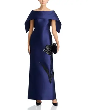 Erdem Off-the-shoulder Gown - Beetle