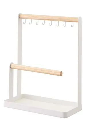 YAMAZAKI Jewelry Display Stand - White