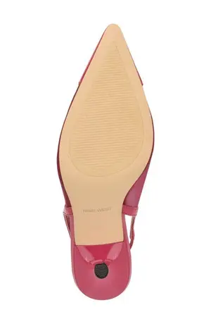 Nine West Jermain Slingback Pointed Toe Pump - Medium Pink