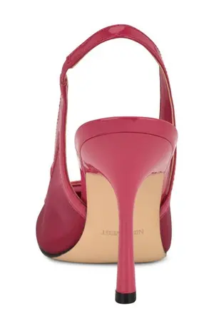 Nine West Jermain Slingback Pointed Toe Pump - Medium Pink