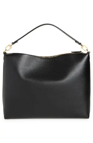 TOTEME Medium Bevel Leather Hobo Bag