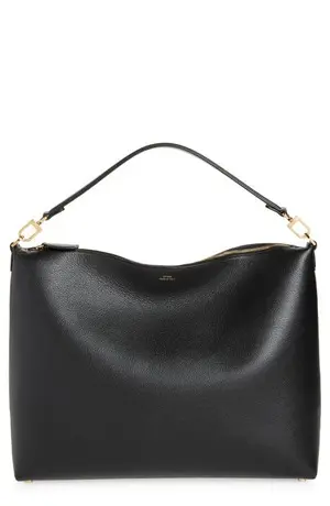 TOTEME Medium Bevel Leather Hobo Bag