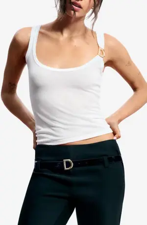 Desigual Hardware Rib Tank