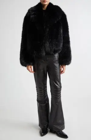 STAND STUDIO Heleen Leather Trousers