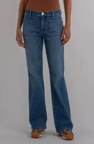Kut From The Kloth Ana High-waist Flare Jeans - Apparent