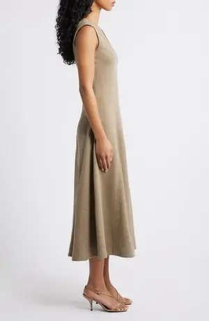 FREEMARKET Sleeveless A-line Knit Dress