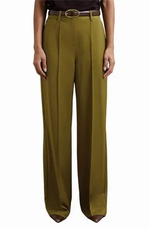 REISS Luisa Pintuck Tapered Pants