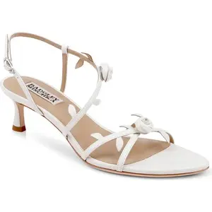 Badgley Mischka Orland Leather Sandal - White Leather