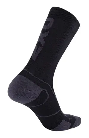 2xu Vectr Cushion Crew Socks - Black/titanium